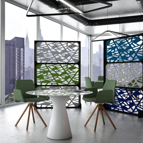 Floor Click Wall for Office -ENVIRONMENT - Novawall