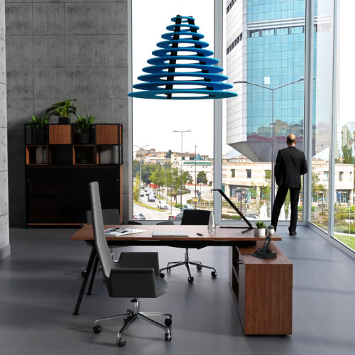Hanging Cone Circles - OFFICE ENVIRONMENT - Novawall